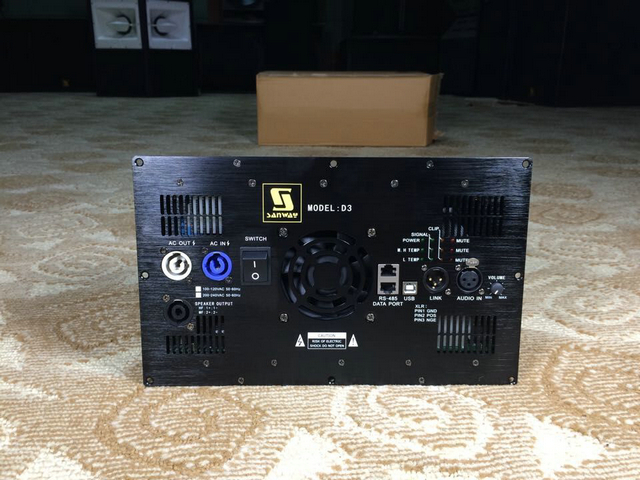 D3 1800W+900W+900W Class D 3CH DSP Amplifier Module for Active Speaker ...