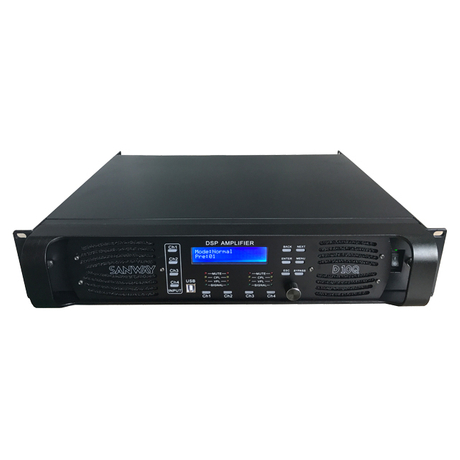 D10Q 4CH Sound Audio Digital DSP Power Amplifier with Ethernet - Buy ...