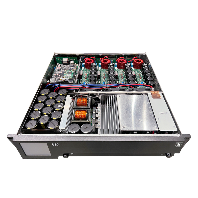 D80 16000W High Power Class D DSP 4 Channel Power Amplifier for Line Array Speaker - Buy D80 ...