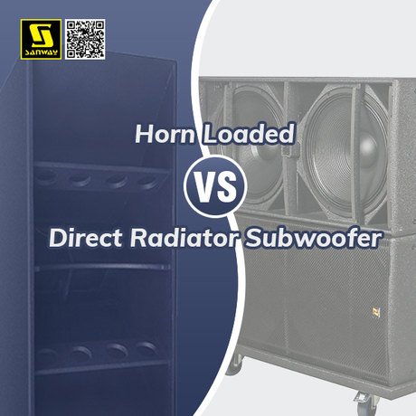Horn Loaded Vs Direct Radiator Subwoofer - Sanway Professional Audio ...